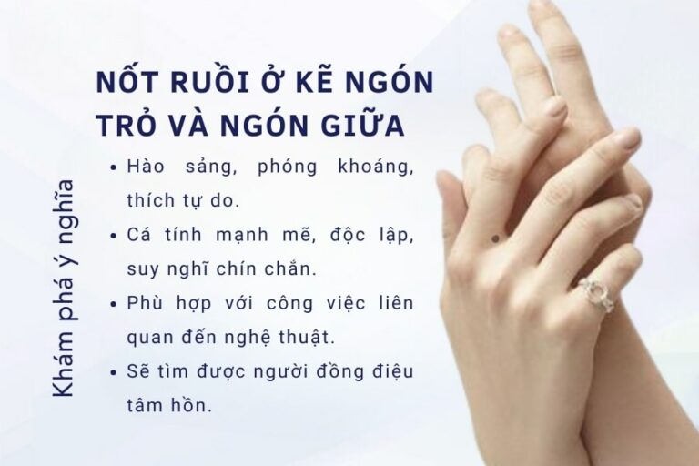 Nốt ruồi ở kẽ ngón tay mang ý nghĩa sung sướng hay khổ?
